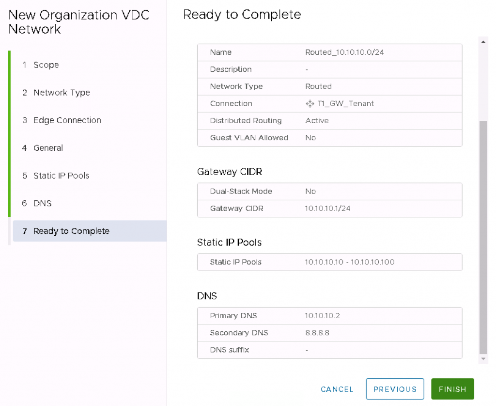 Creating Routed Network Atman Vmware Cloud Atman Documentation